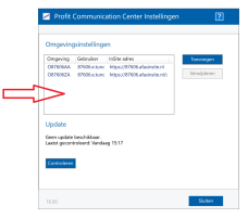 AFAS: Bijwerken Profit Communication Center (PCC) en koppelen omgeving ...